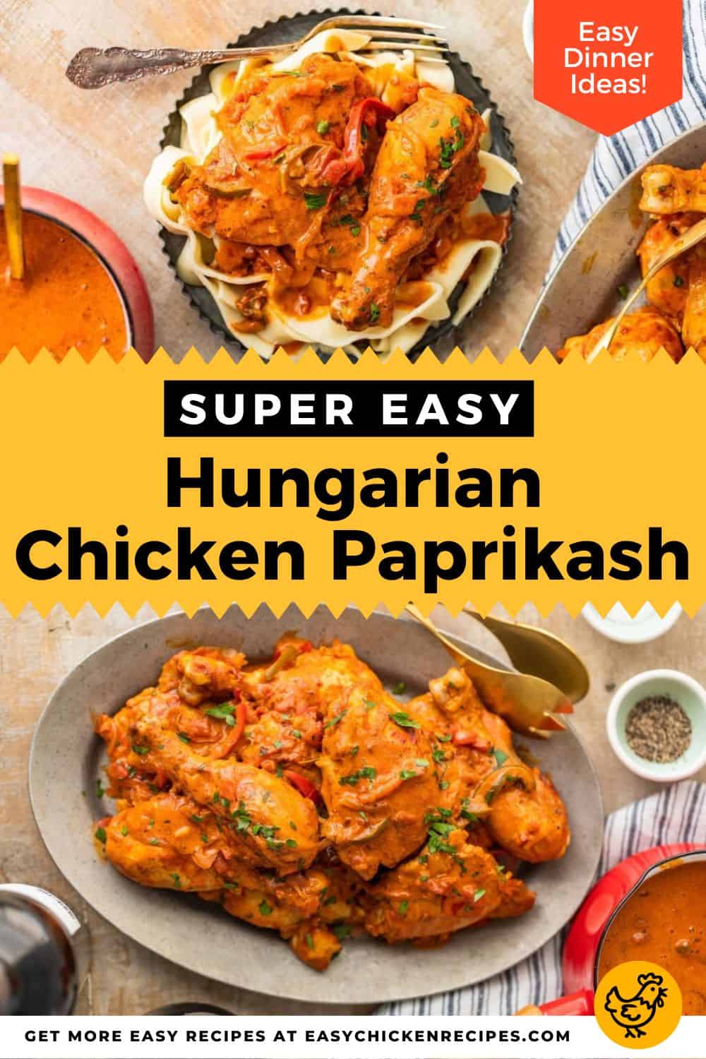 Hungarian Chicken Paprikash Recipe Easy Chicken Recipes