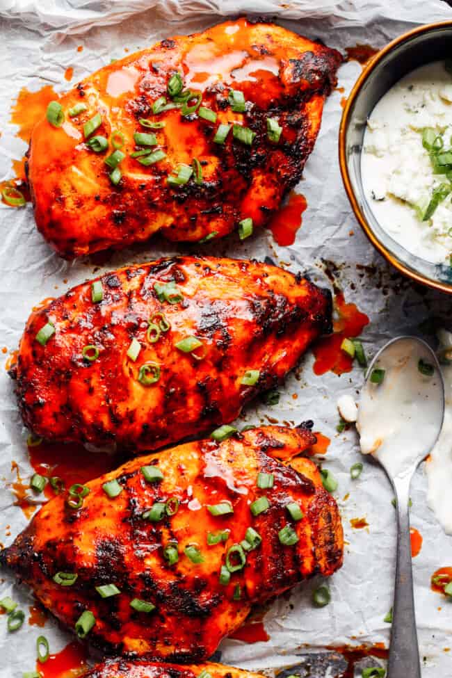 Buffalo Chicken Recipe (Grilled or Baked) - Easy Chicken Recipes