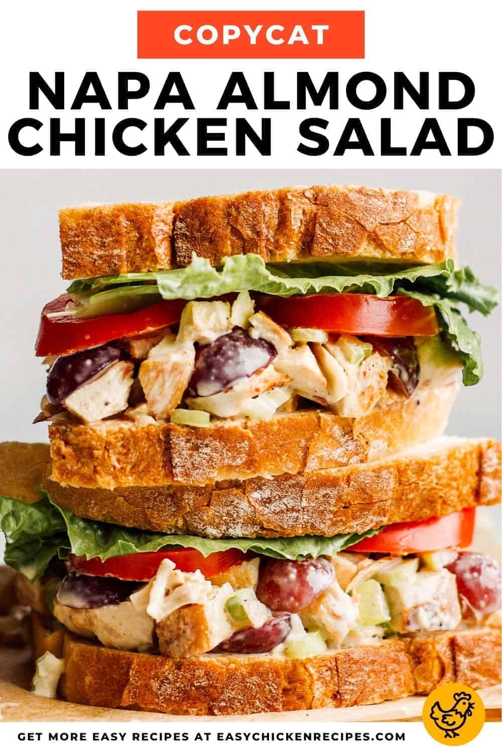 Napa Almond Chicken Salad (Panera Copycat Recipe) - Easy Chicken Recipes