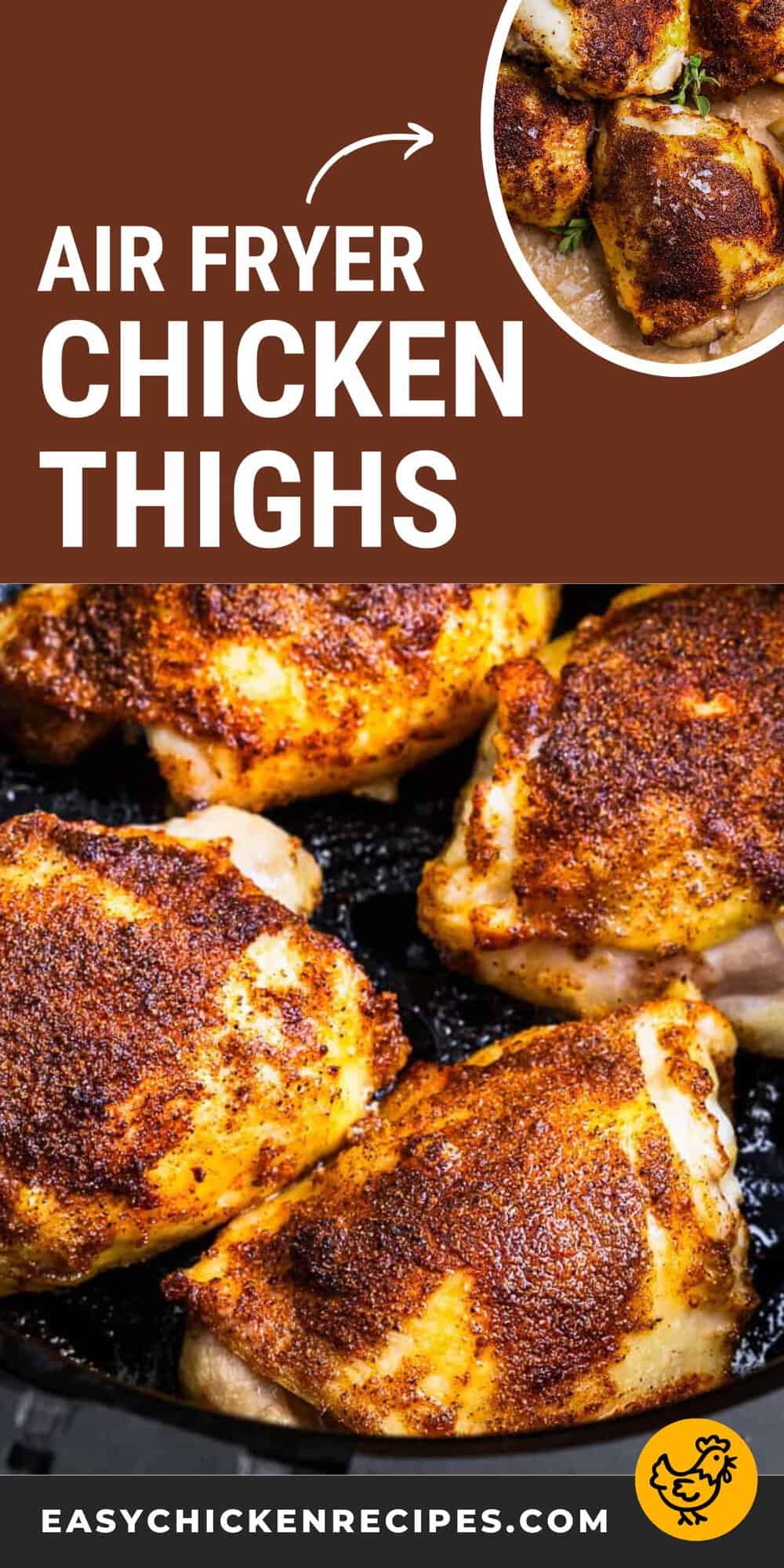 Air Fryer Chicken Thighs (Quick & Crispy!) - Easy Chicken Recipes