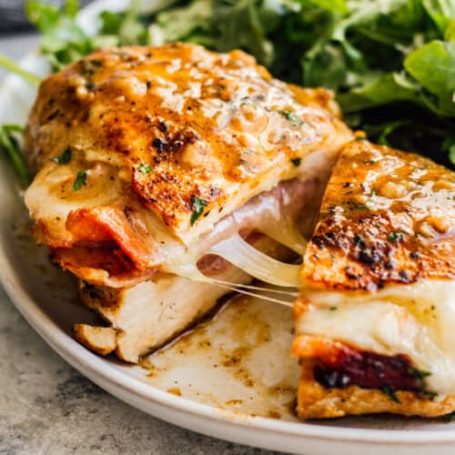 Ham and Cheese Stuffed Chicken Recipe - Easy Chicken Recipes