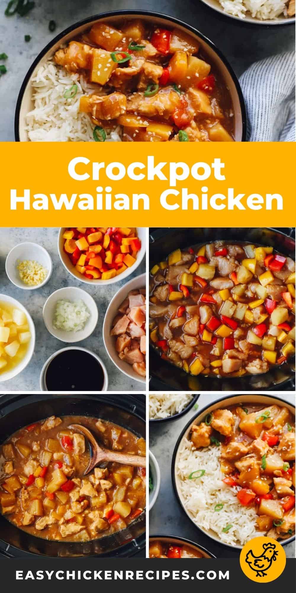 Crockpot Hawaiian Chicken Recipe - Easy Chicken Recipes