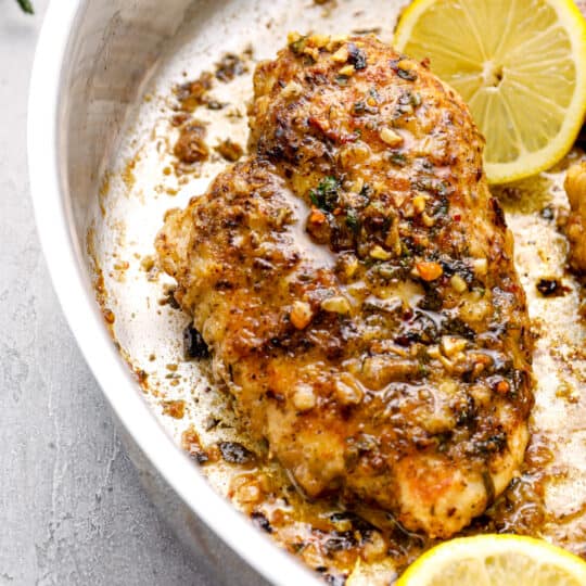 Creamy Garlic Chicken with White Sauce - Easy Chicken Recipes