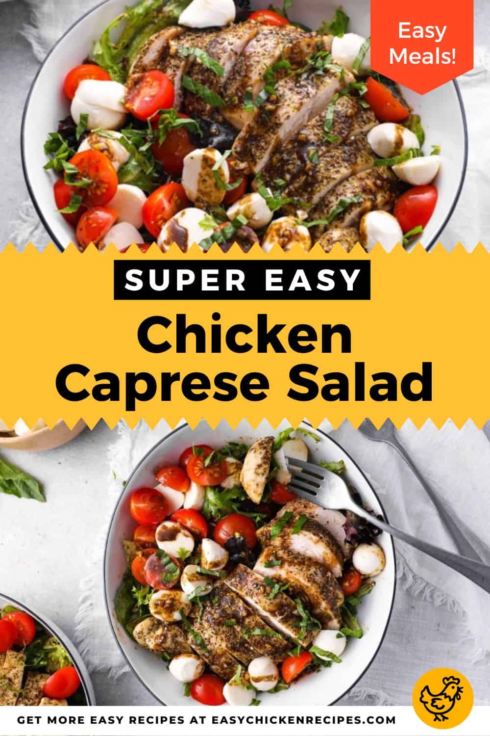 Chicken Caprese Salad Recipe - Easy Chicken Recipes