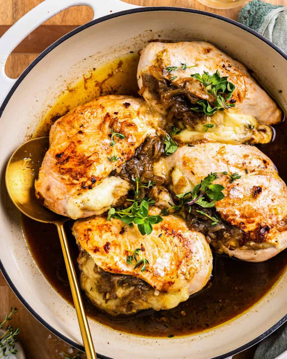 French Onion Stuffed Chicken Recipe - Easy Chicken Recipes