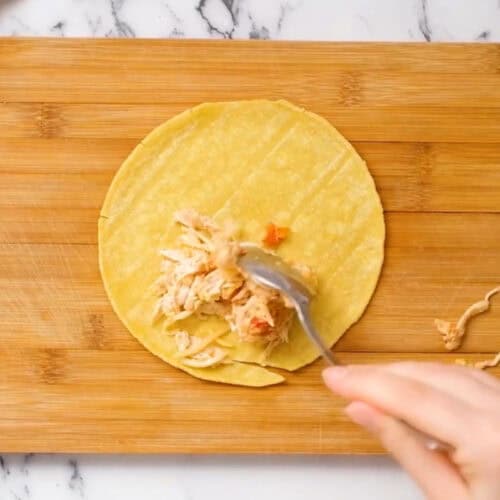 Crispy Shredded Chicken Taquitos Recipe - Easy Chicken Recipes
