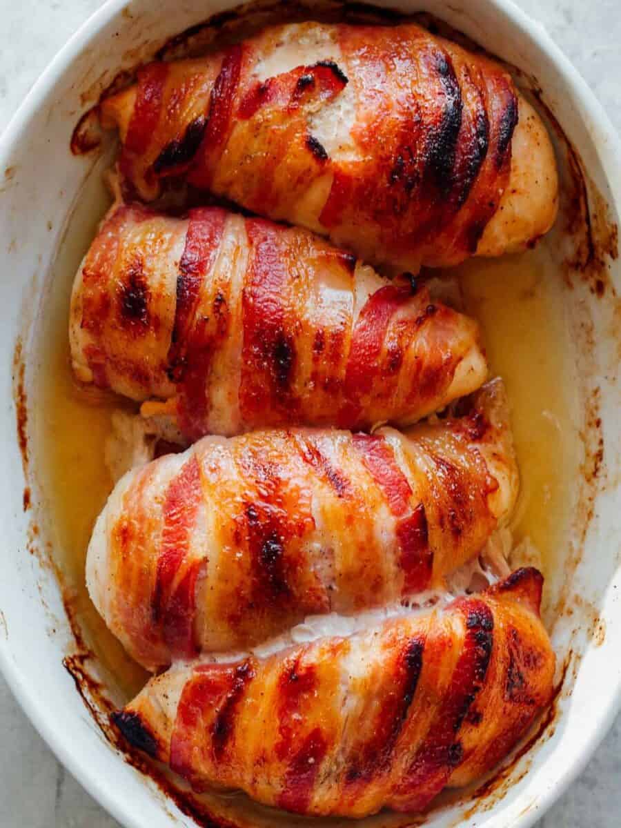 Bacon Wrapped Chicken Breast - Easy Chicken Recipes