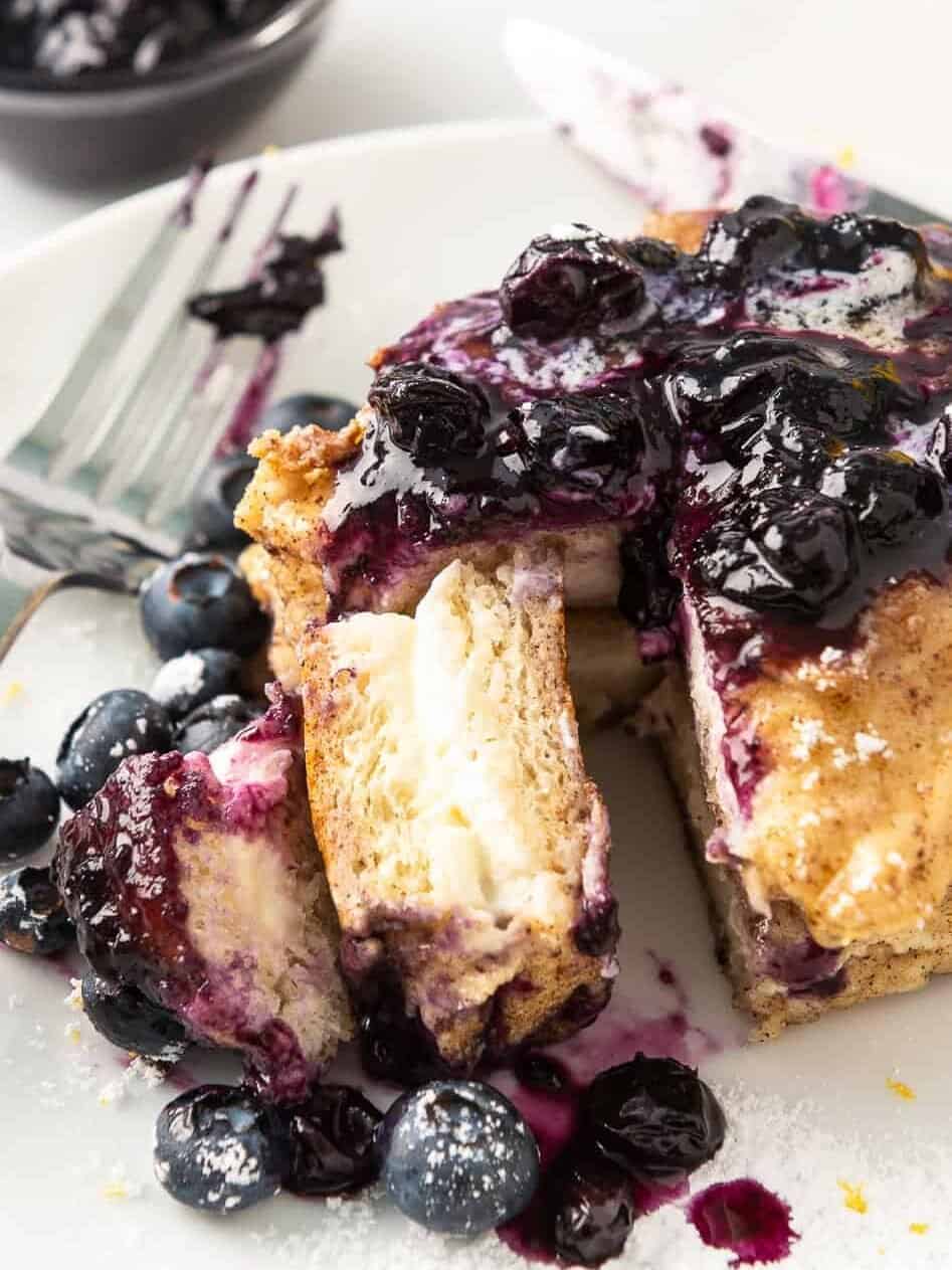 Blueberry Stuffed French Toast