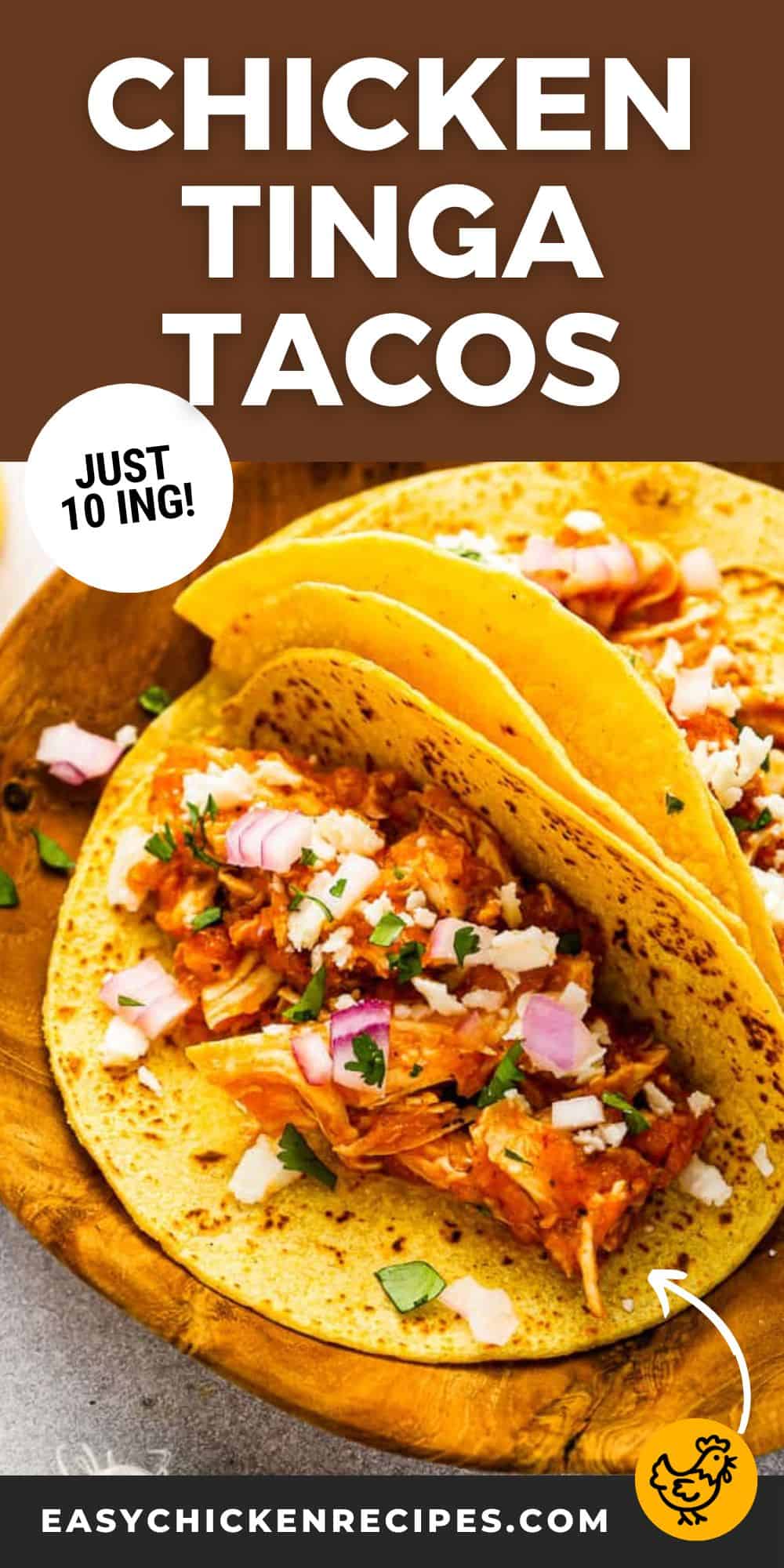 Chicken Tinga Tacos Recipe - Easy Chicken Recipes