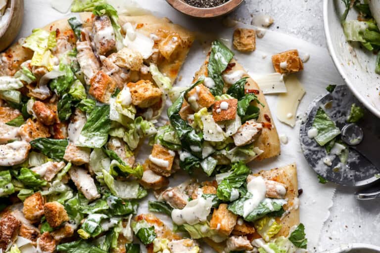 Chicken Caesar Pizza Recipe - Easy Chicken Recipes