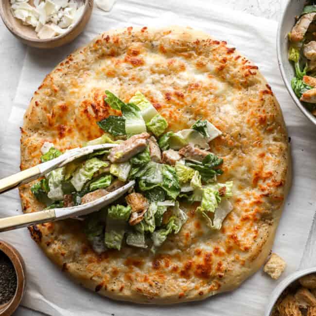 Chicken Caesar Pizza Recipe - Easy Chicken Recipes