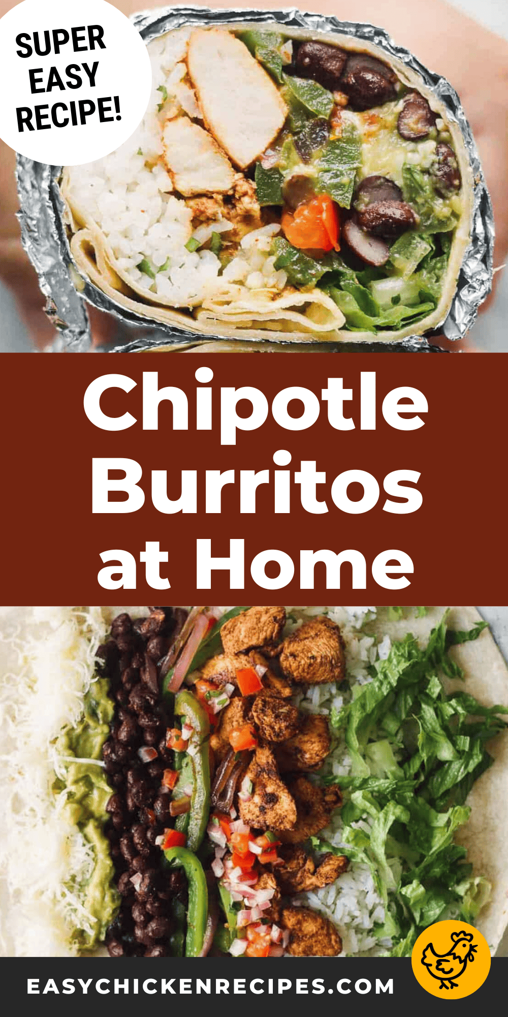 Chipotle Chicken Burrito Recipe - Easy Chicken Recipes