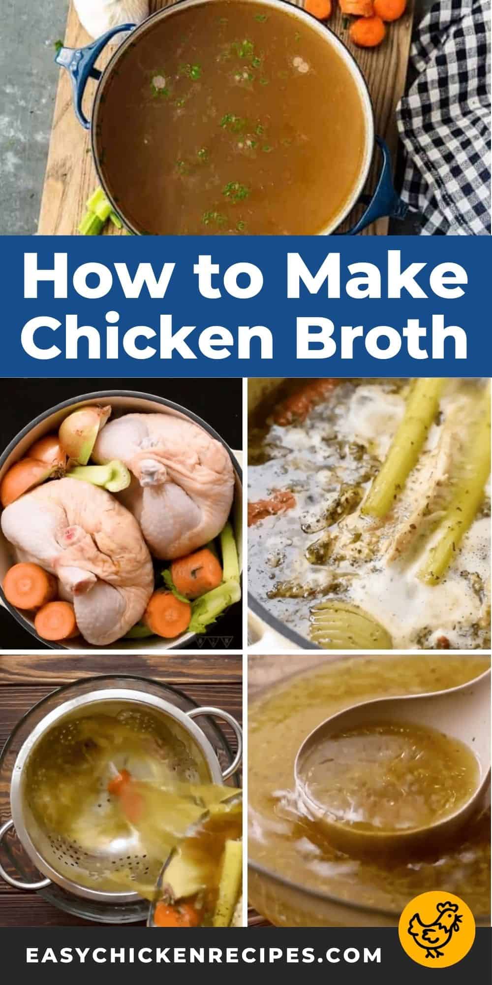 How to Make Chicken Broth from Scratch! - Easy Chicken Recipes