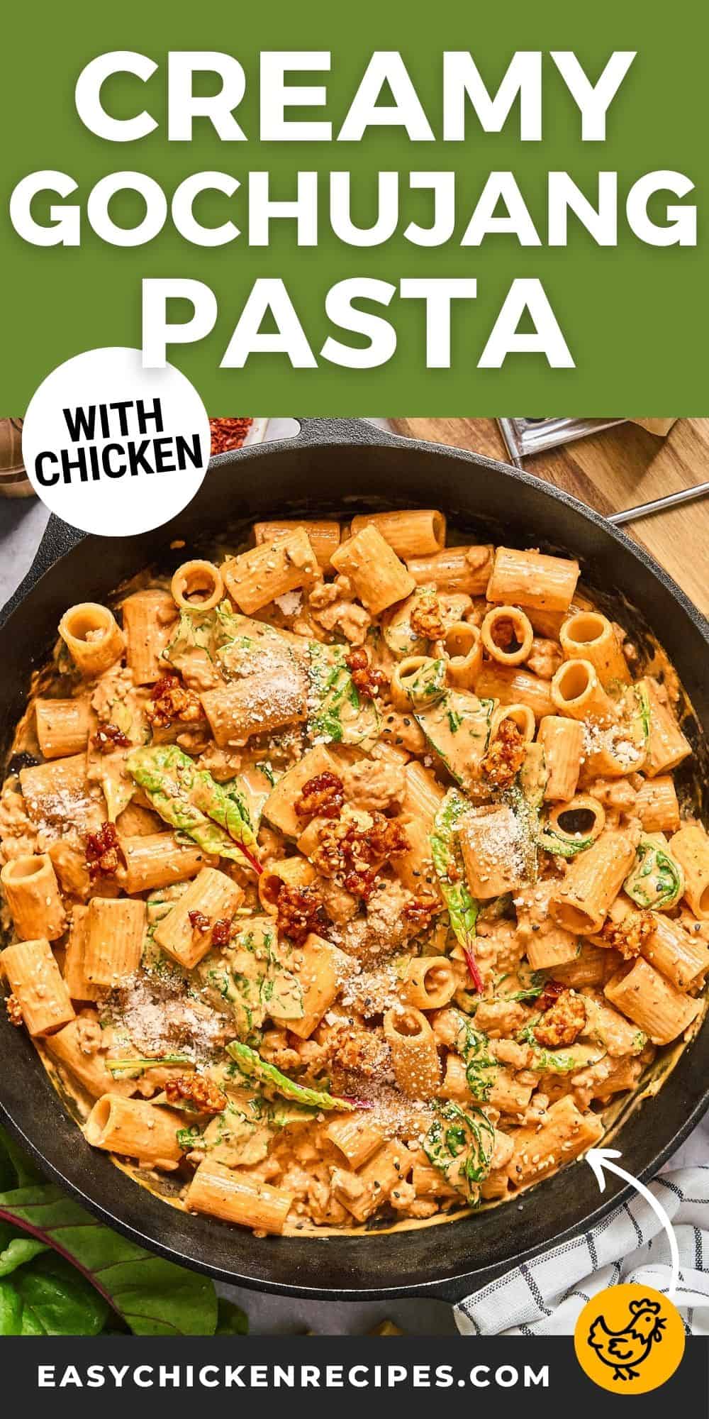 Creamy Gochujang Chicken Pasta - Easy Chicken Recipes
