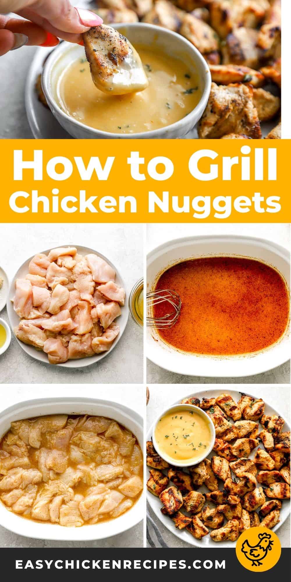 Grilled Chicken Nuggets Recipe - Easy Chicken Recipes