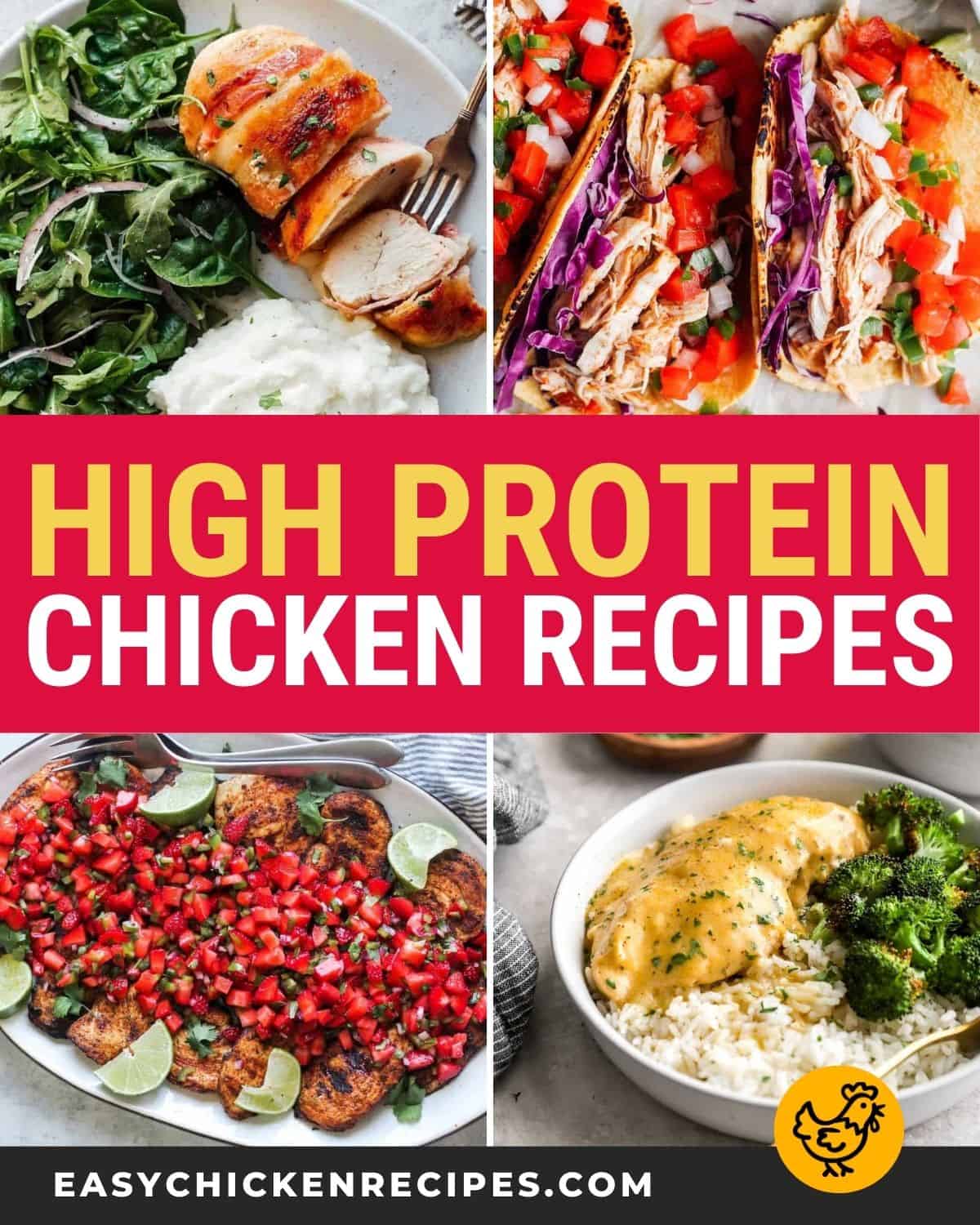 30 Easy High Protein Chicken Recipes for Dinner - Easy Chicken Recipes