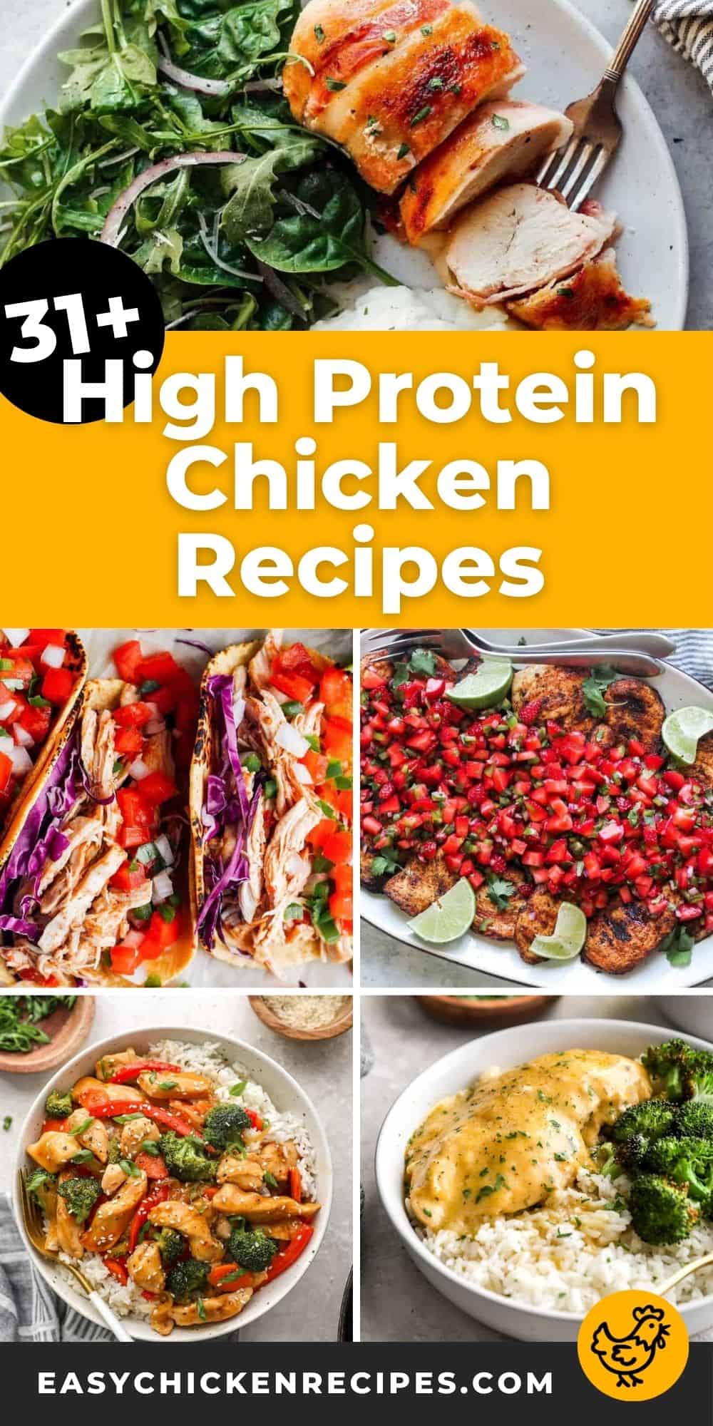 30 Easy High Protein Chicken Recipes for Dinner - Easy Chicken Recipes