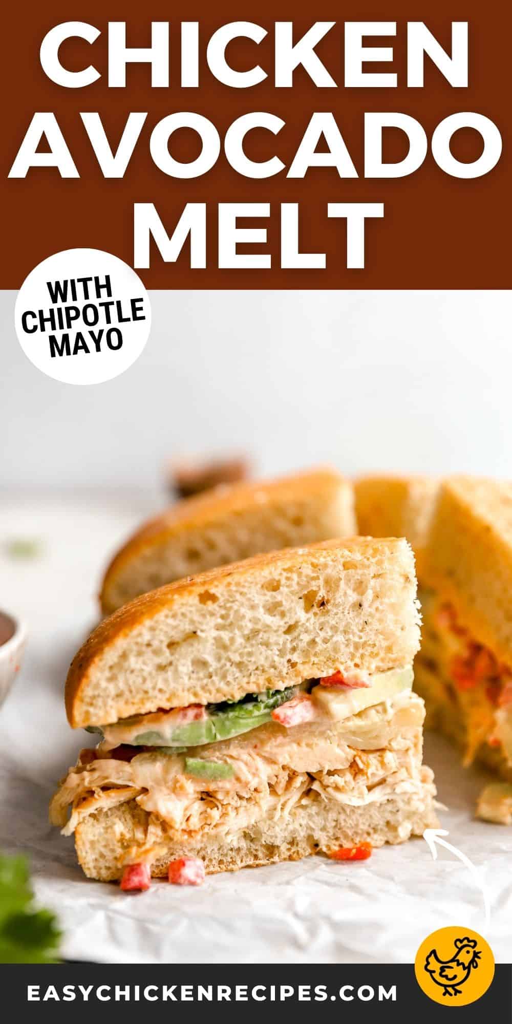 Chipotle Chicken Avocado Melt (Panera Copycat Recipe) - Easy Chicken ...