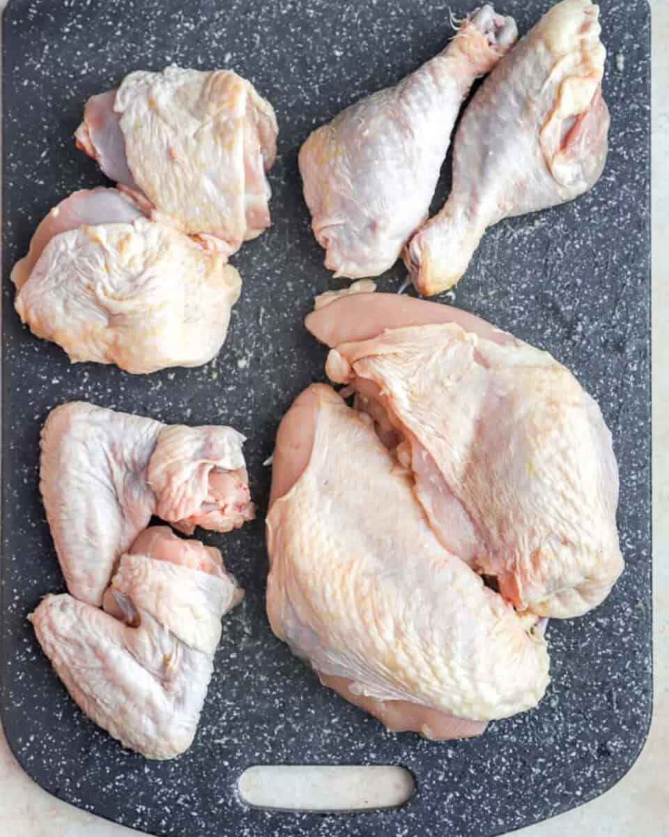 How to Cut a Whole Chicken into Pieces - Easy Chicken Recipes